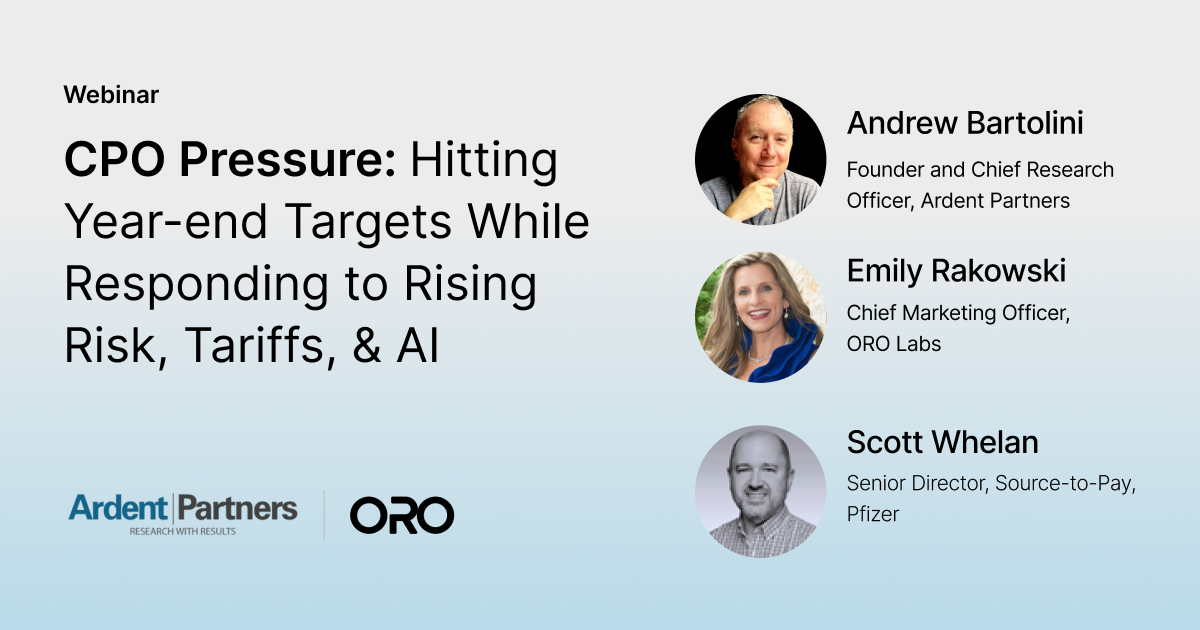 CPO Pressure: Hitting Year-end Targets While Responding to Rising Risk, Tariffs, & AI | Webinar